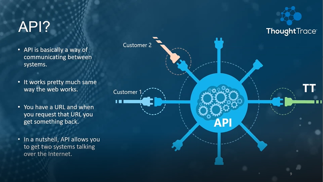 Connecting the Dots - API Integration to Enable Maximum Value ... Connecting the Dots - API Integration to Enable Maximum Value ...
