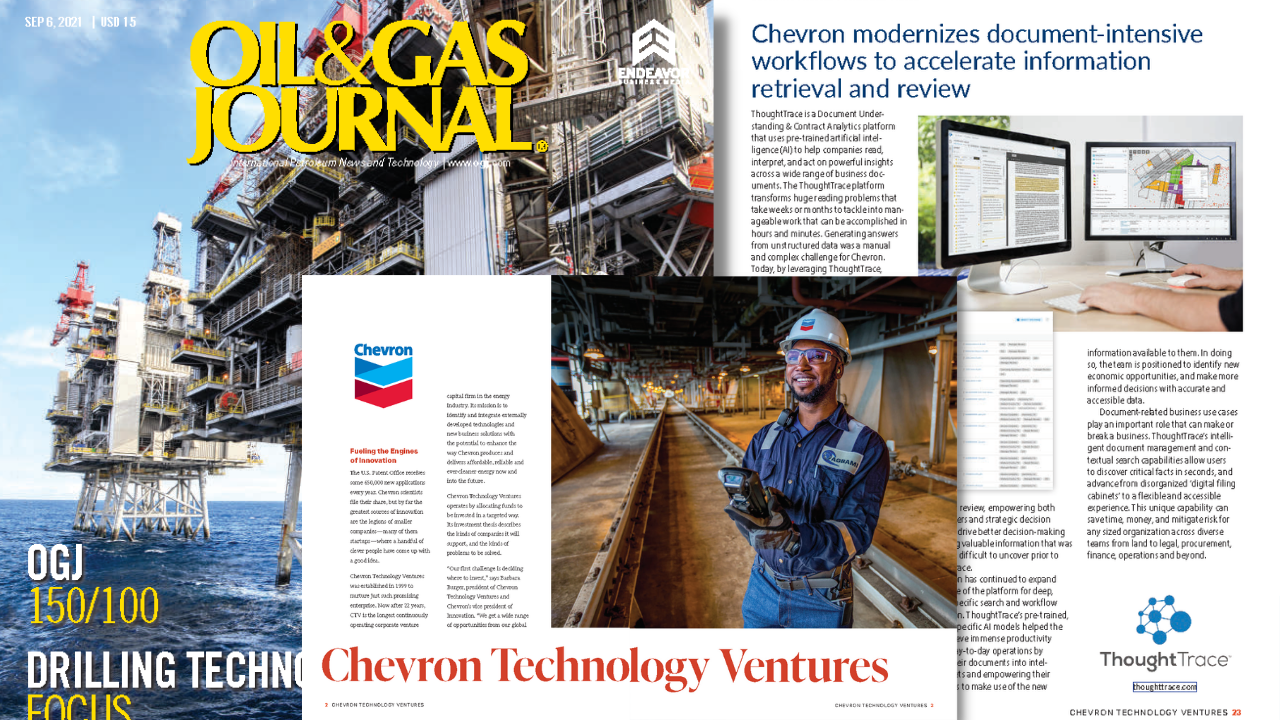 Oil & Gas Journal: Chevron Modernizes New Document Workflows